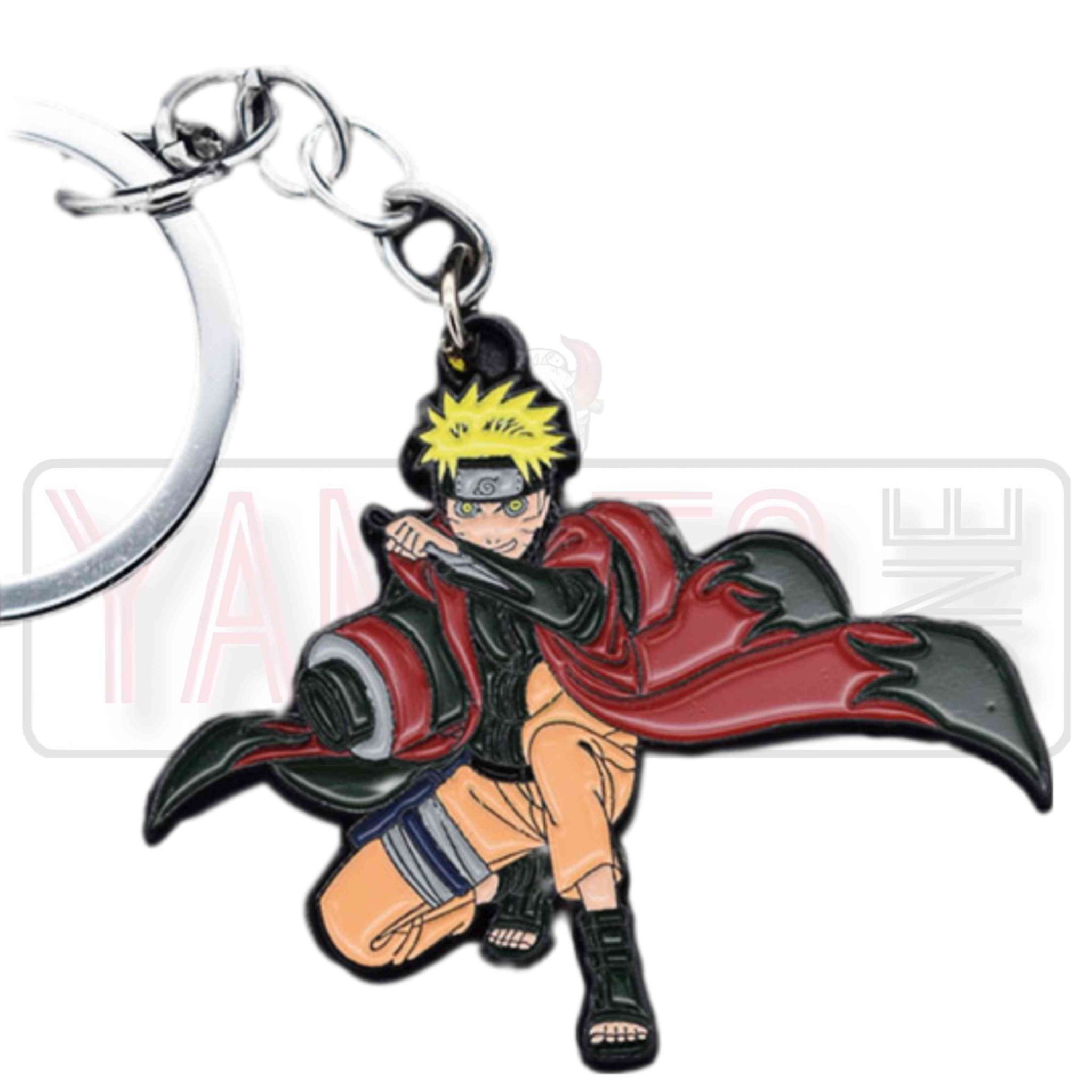 Naruto Shippuden - Uzumaki Naruto Metal Keychain - Welcome To Yamato One