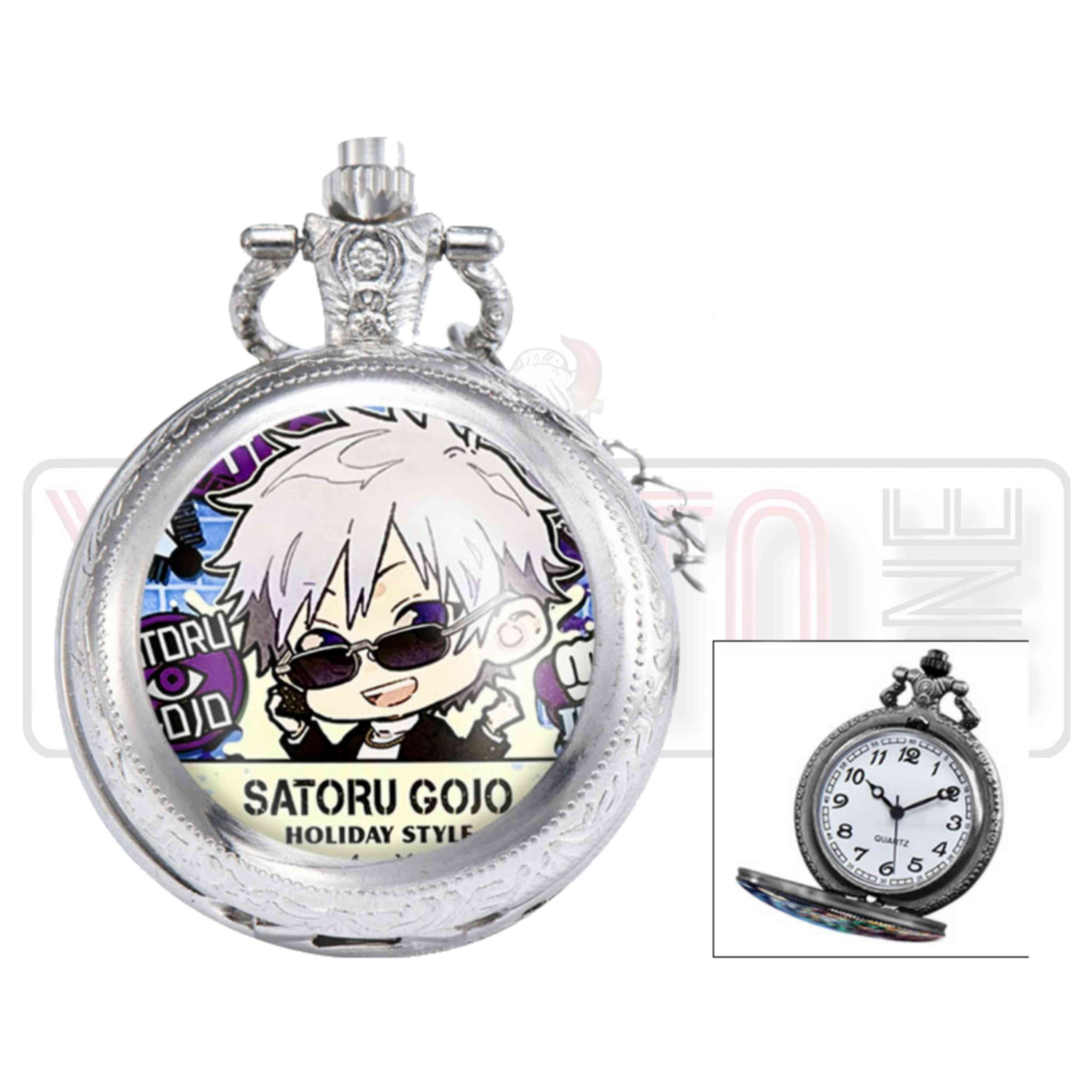 Jujutsu Kaisen - Metal Small Necklace Pocket Watch - Welcome To Yamato One